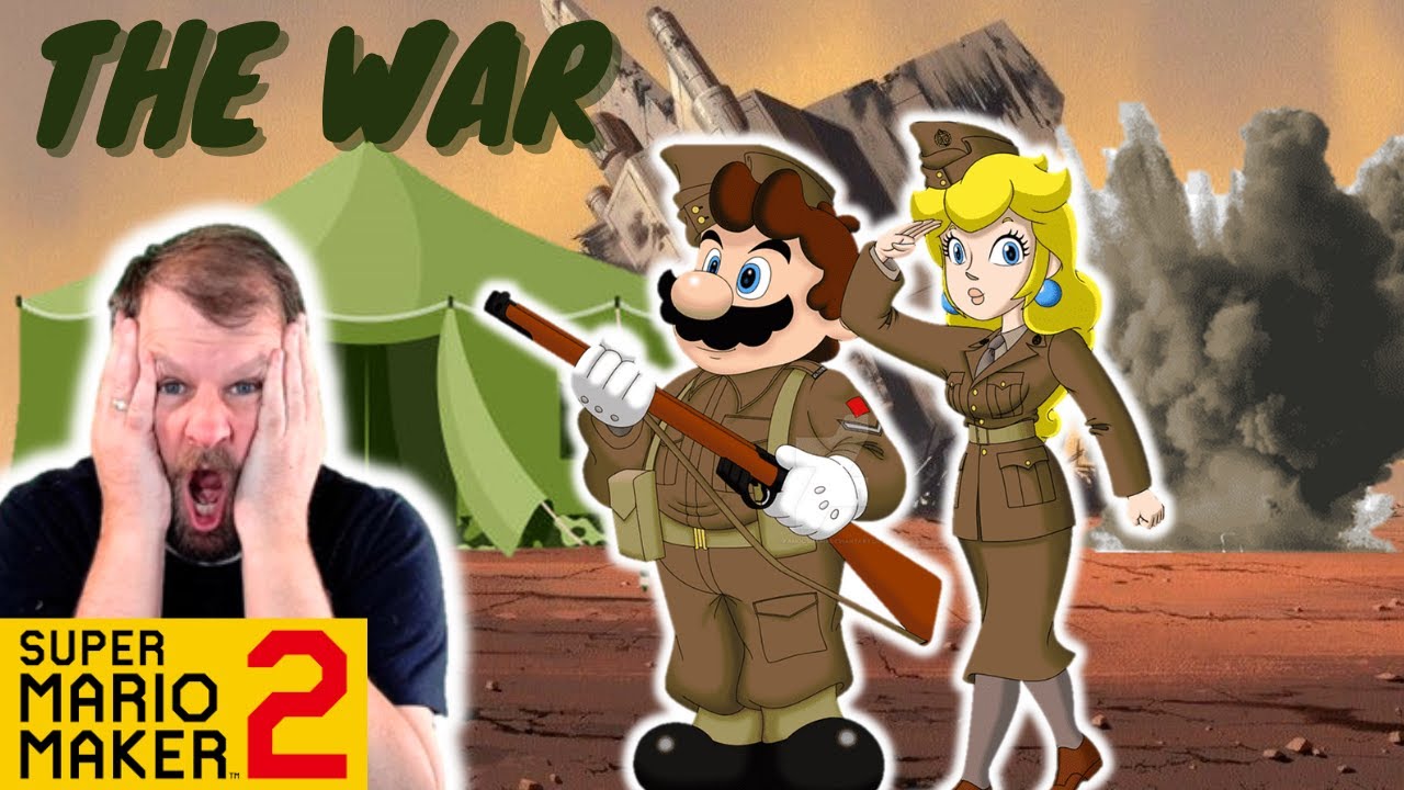 Mario's at the WAR! 🔥 || Super Mario Maker 2 ~ Viewer Levels - YouTube