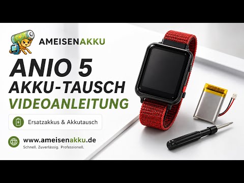 Anio 5 Akku selber wechseln – Schritt für Schritt erklärt. Akku kaufen auf www.ameisenakku.de