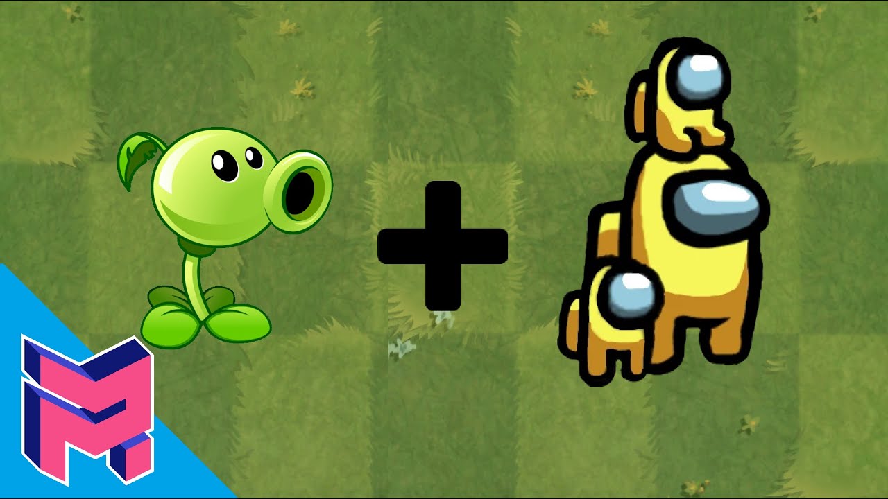 Plants vs Zombies Hack Animation ( Peashooter + Among Us Dad) - YouTube
