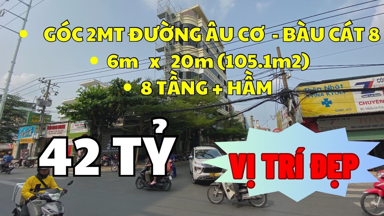 Bán nhà quận Tân Bình | Siêu Phẩm Góc 2MT Đường Âu Cơ - Bàu Cát 8 | 6m ...