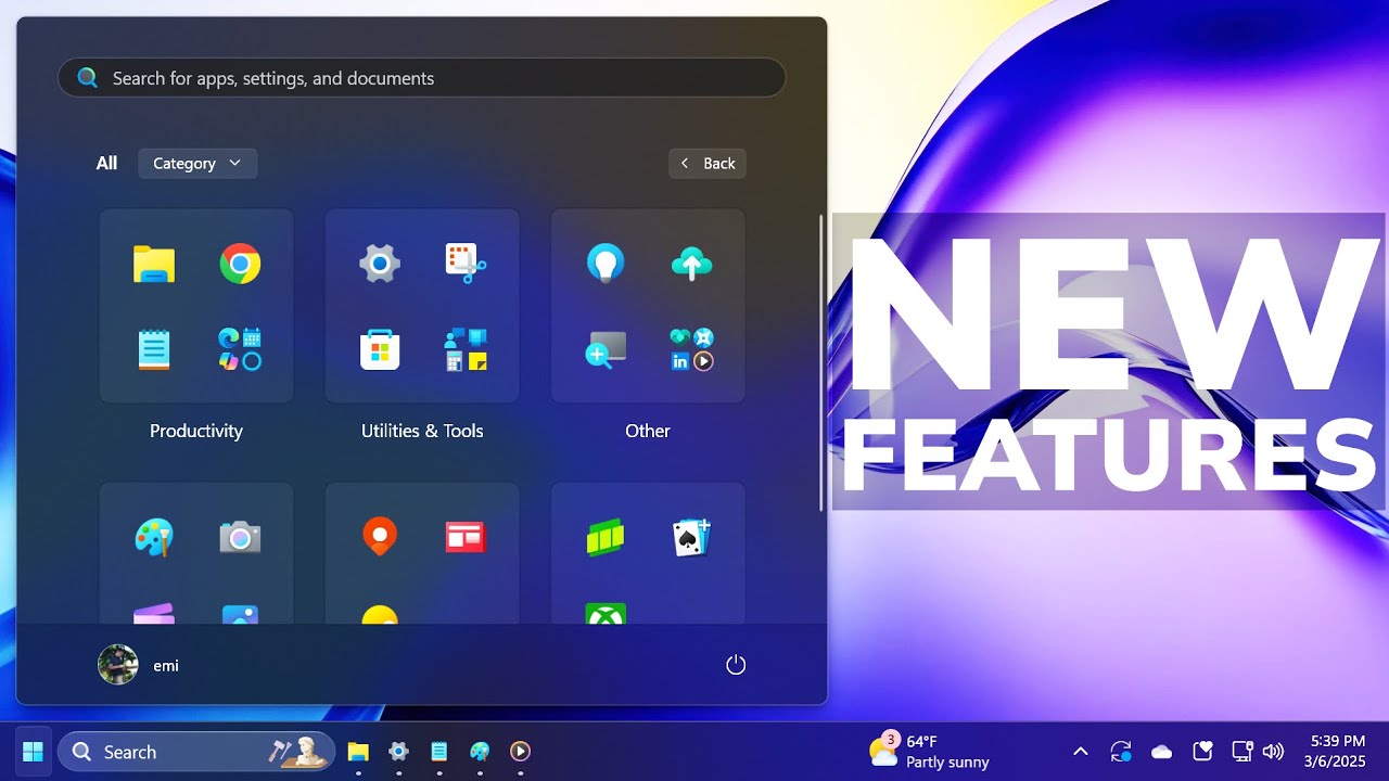 New Windows 11 Features Coming in 2025 - New Start Menu Design, Taskbar ...