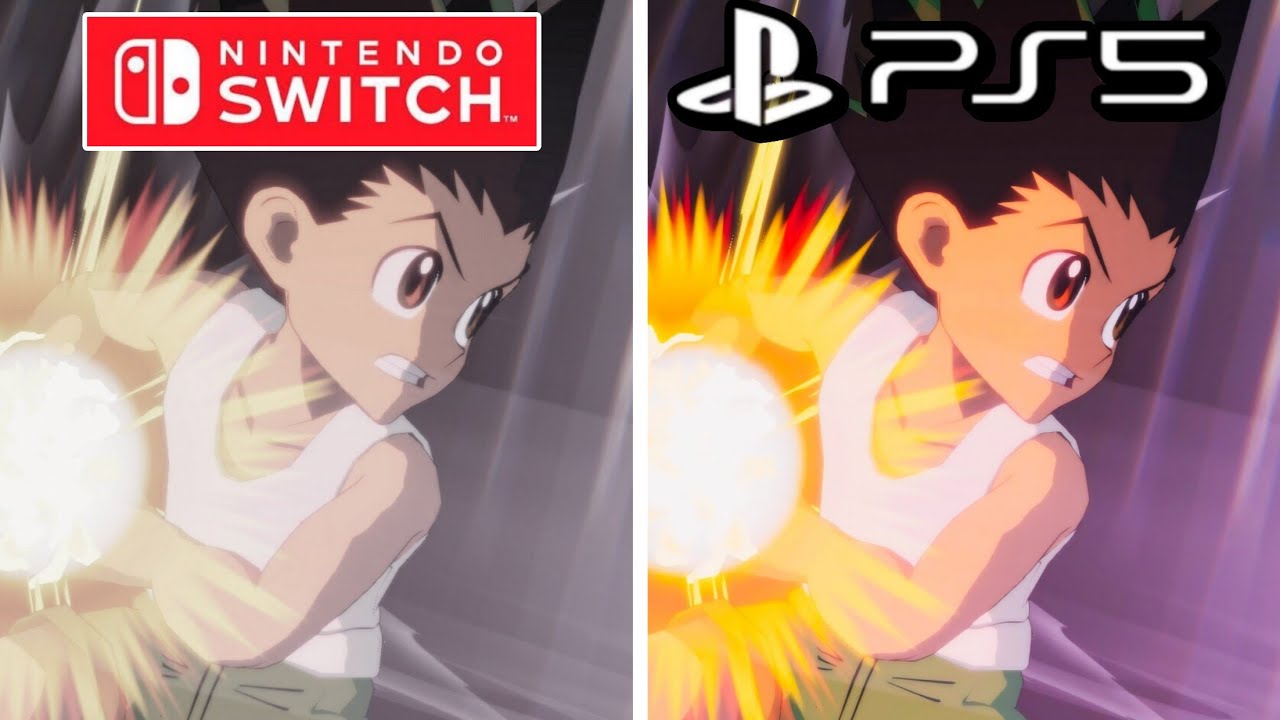 Hunter x Hunter Nen x Impact PS5 vs Nintendo Switch Graphics Comparison ...