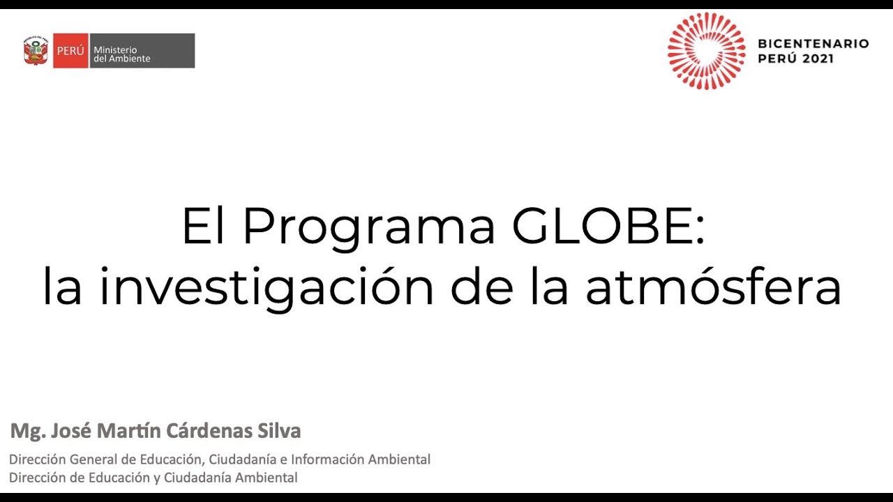 Introducción al Programa GLOBE: uso de equipo e instrumental para ...