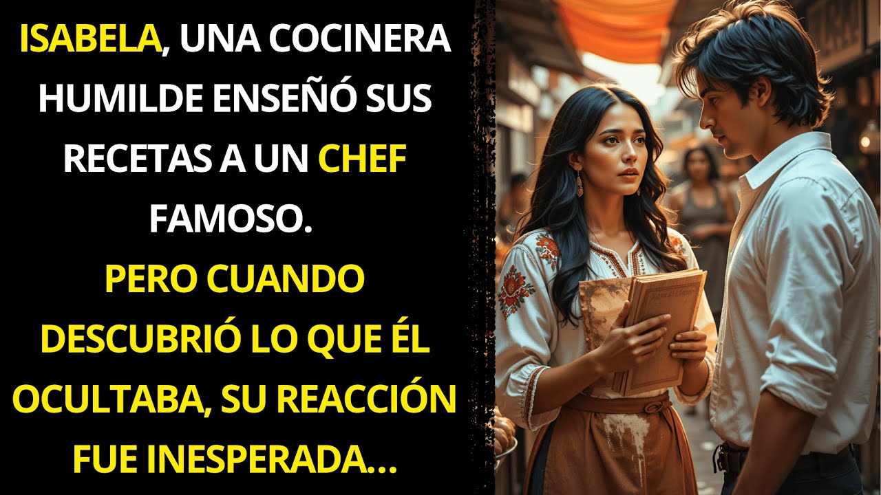 ISABELA, UNA COCINERA HUMILDE ENSEÑÓ SUS RECETAS A UN CHEF FAMOSO. PERO ...