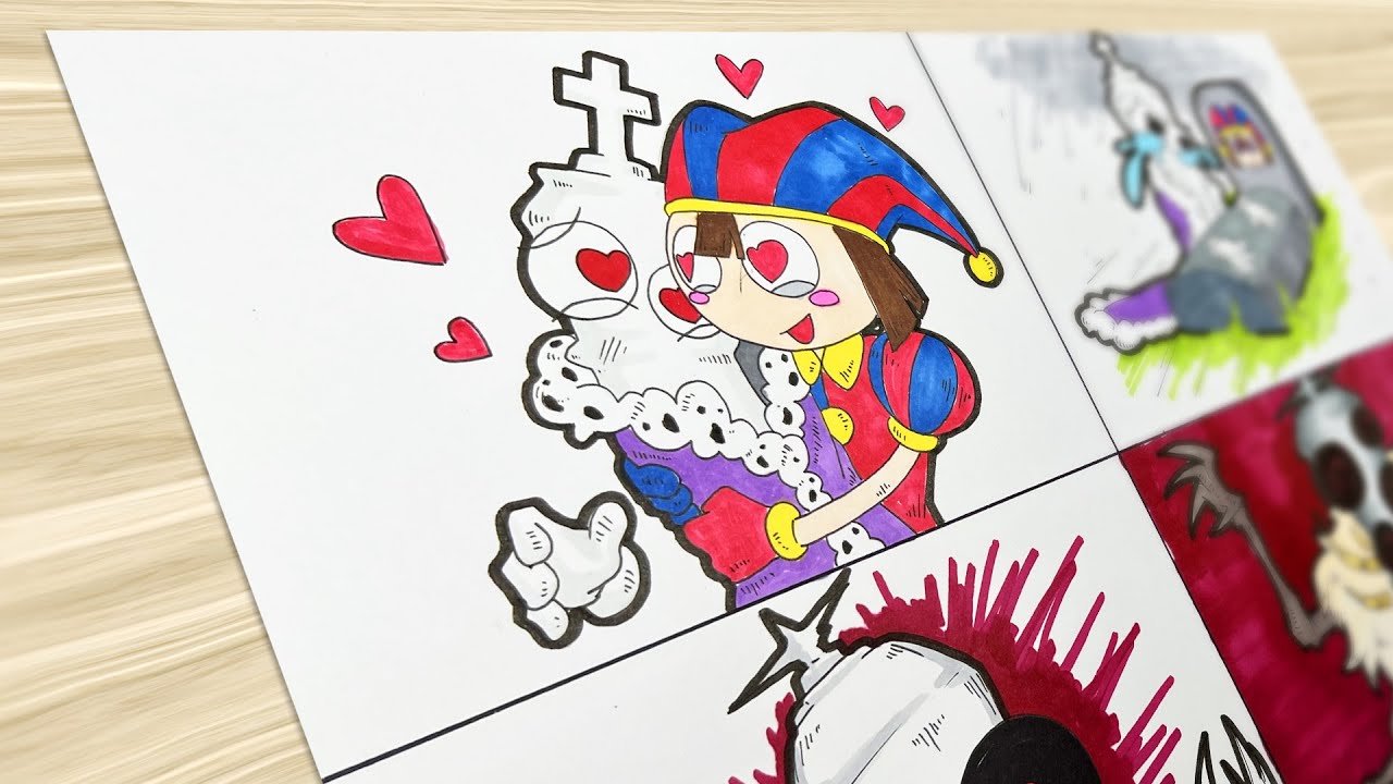 [Drawing] The Amazing Digital Circus But KINGER SAD ORIGIN STORY ...