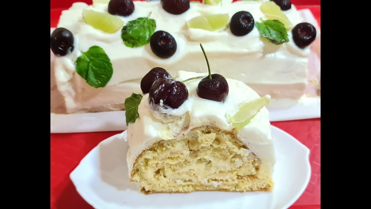 postre de limón enrollado, muy rico|| Comida árabe con zizi - YouTube