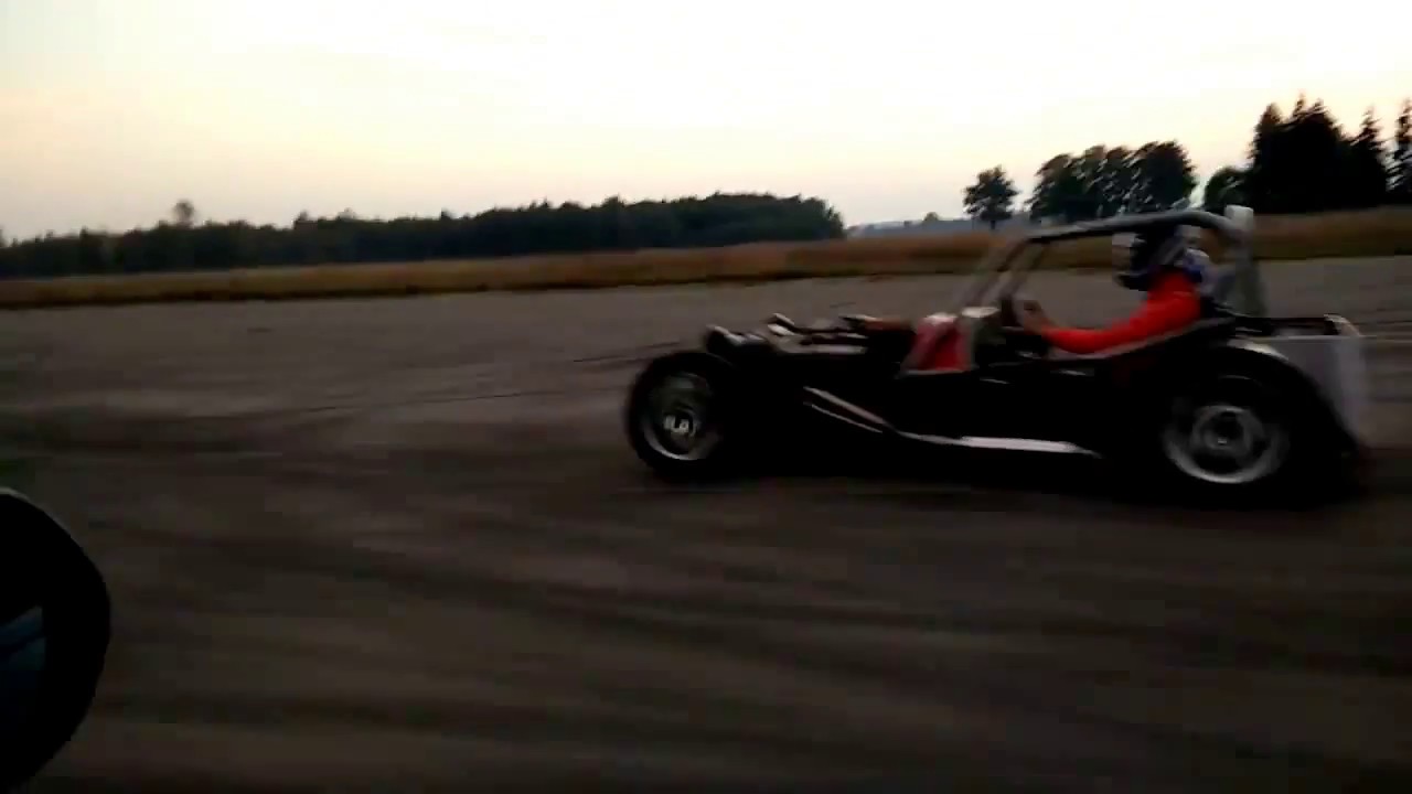 v8 locost test run from 100 km/h to ∞ km/h - YouTube