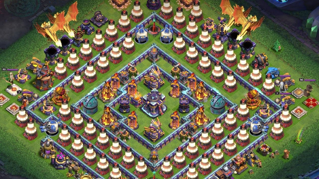Clash of Magic Most Unbelievable Bases... - YouTube