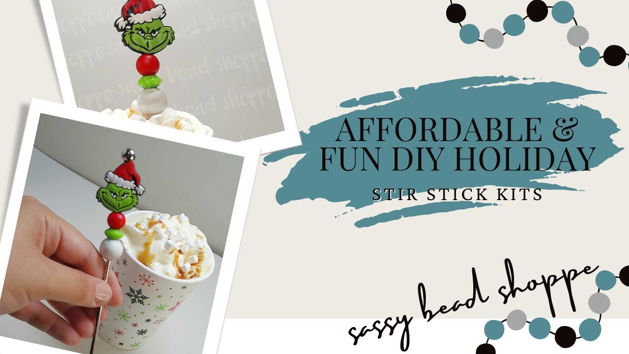 Affordable and Fun DIY Holiday Stir Stick Kits | TUTORIAL - YouTube