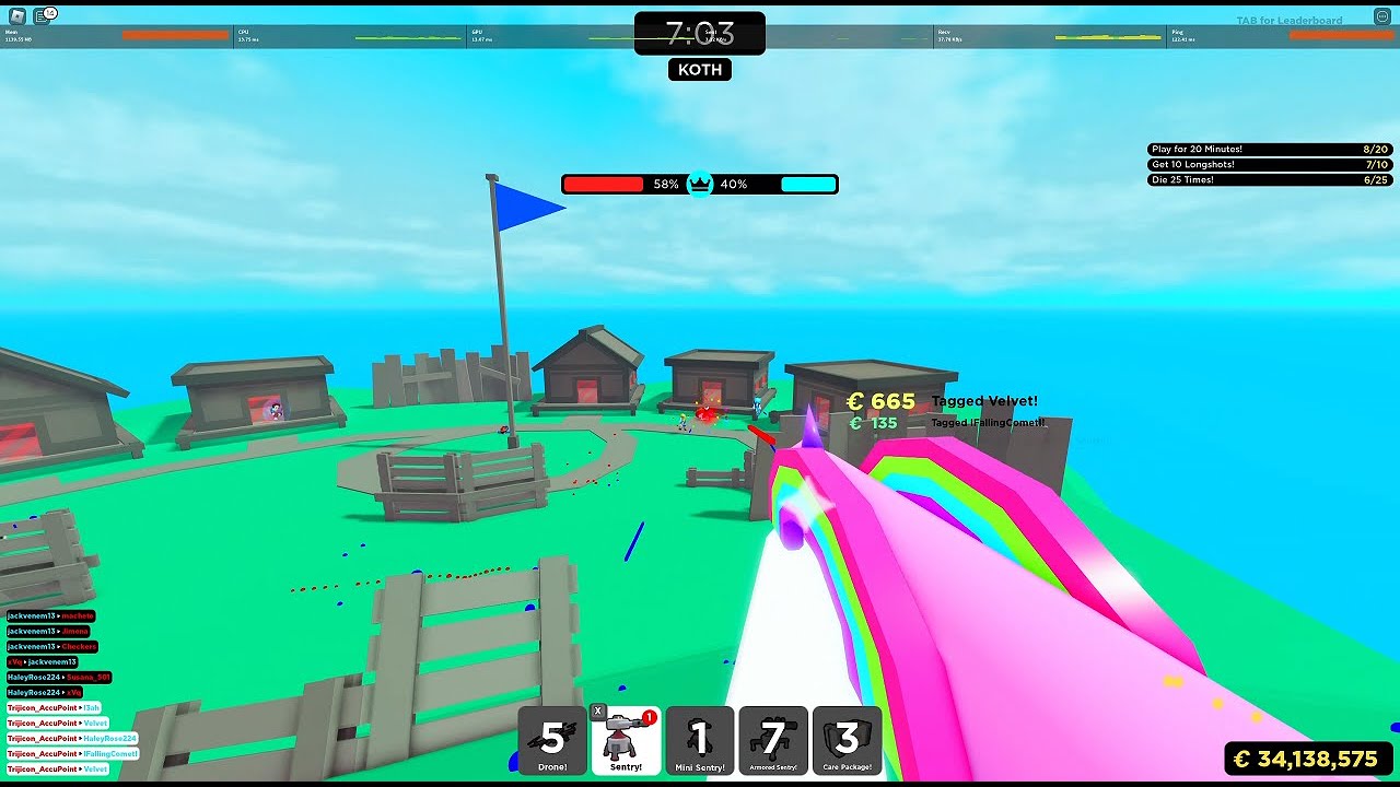 Roblox - Big Paintball - 31 tags on Campsite map (March 29, 2023) - YouTube