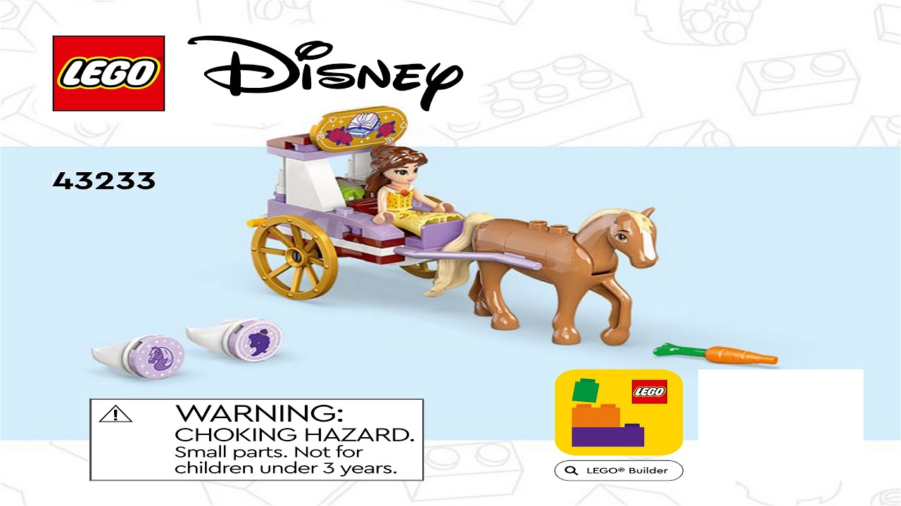 LEGO instructions - Disney - 43233 - Belle's Storytime Horse Carriage ...