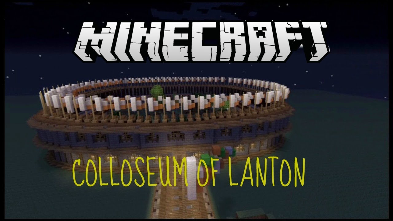 THE COLLOSEUM OF LANTON minecraft `xbox 360` TeamMermid w/DOWNLOAD ...