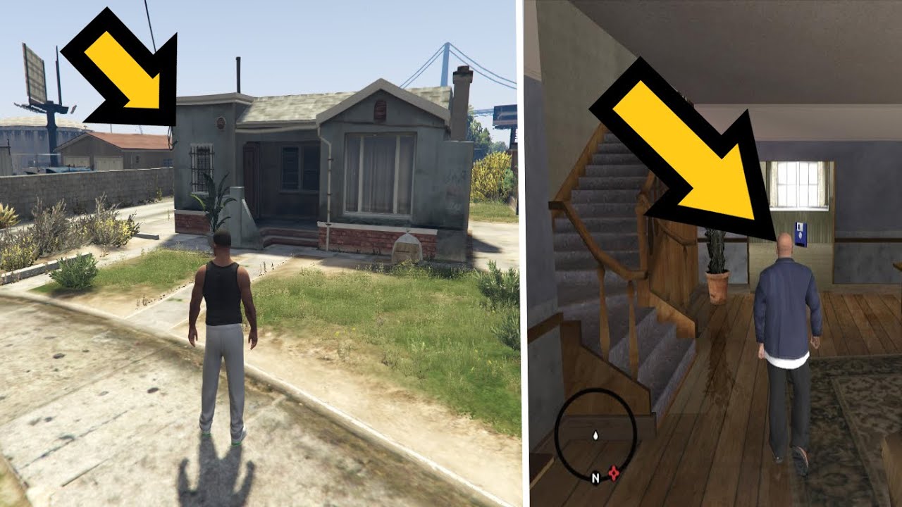 HOW TO GET INTO CJ'S HOUSE IN GTA V - YouTube