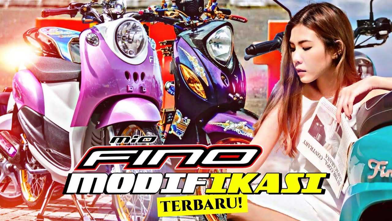 Modifikasi Yamaha Fino 125 Fino Old Keren Terbaru - YouTube