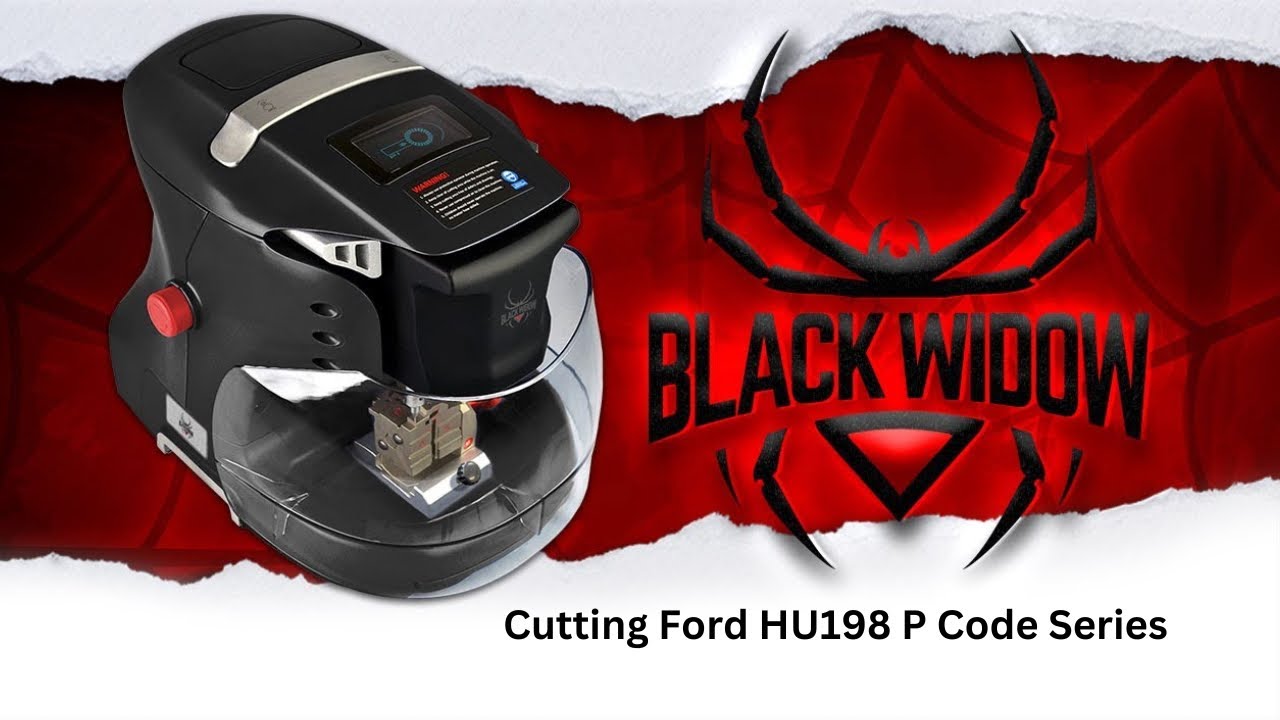 Cutting Ford HU198 P Code Series on AKS Black Widow Key Machine - YouTube