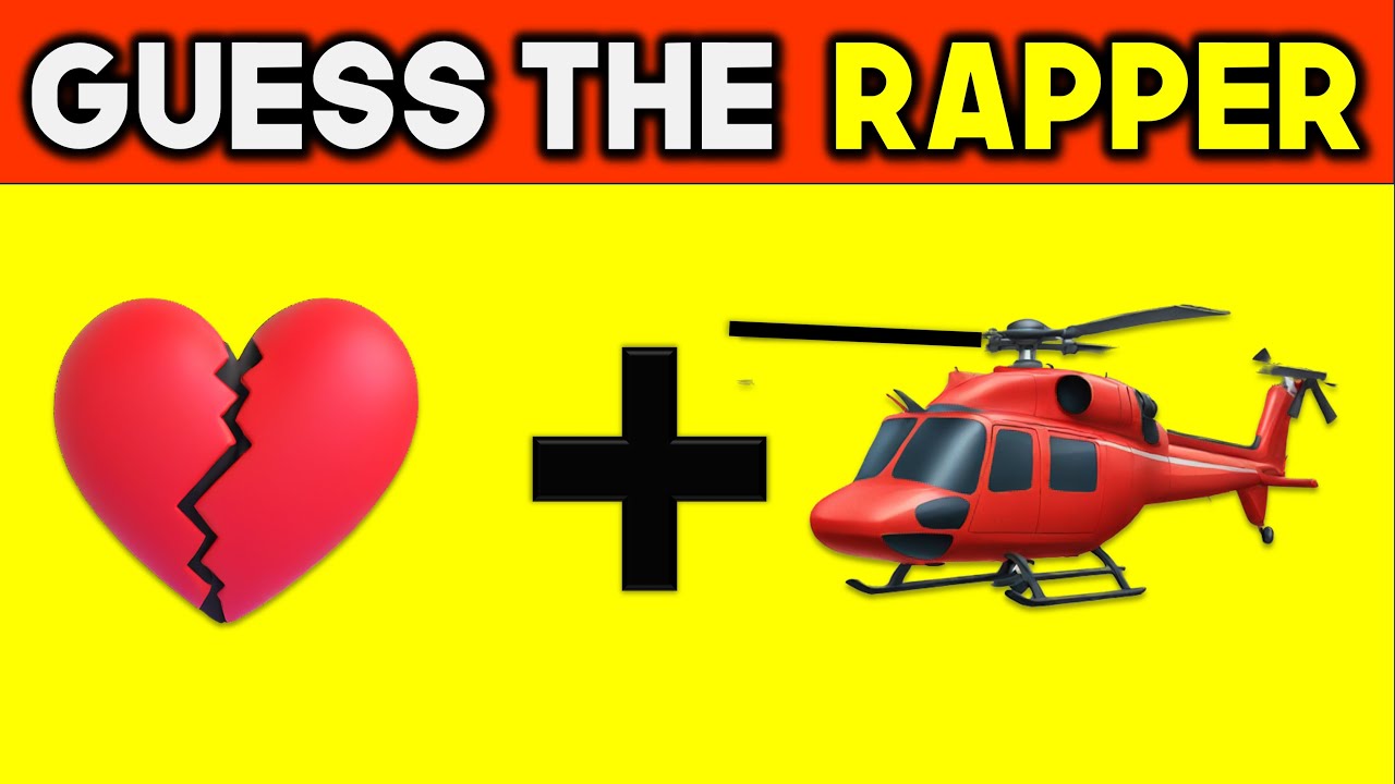 Guess The Rapper By Emoji 🎧🔥 | Can You Guess the Rapper from the Emojis ...