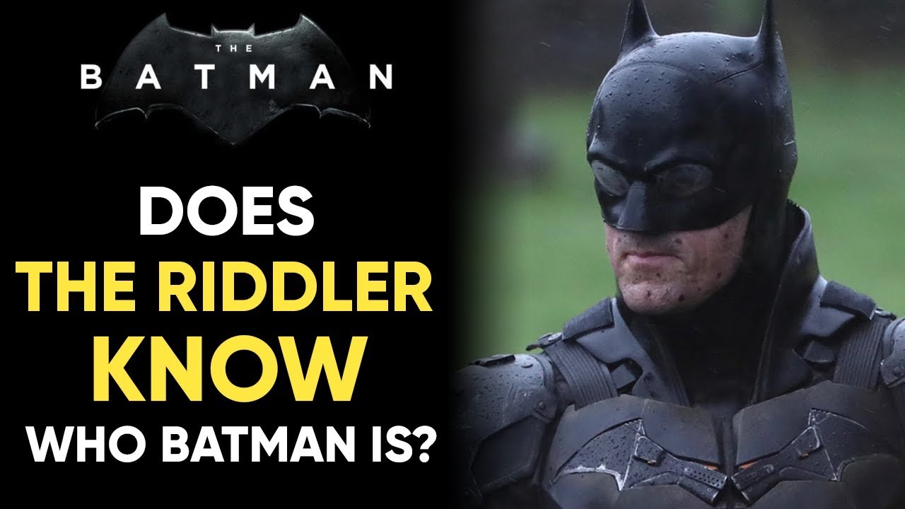 The Riddler Knows Who Batman Is - The Batman 2021 LEAK! - YouTube