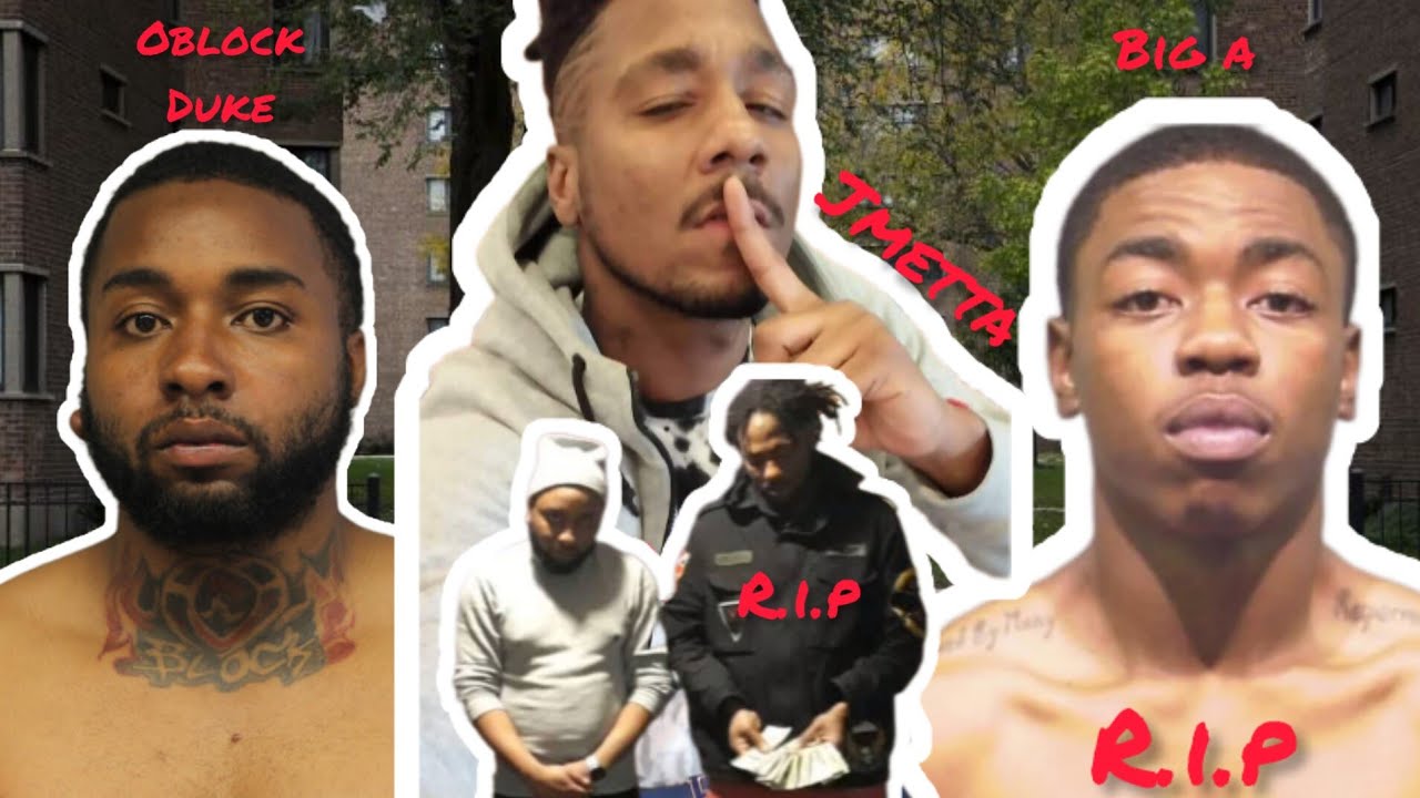 JMetta Oblock survived getting sh0t with Big A only to later be k!lled by Oblock - YouTube
