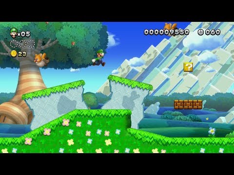 Playing NSLU... but with NSMBU levels - YouTube