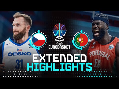 Czechia 🇨🇿 vs Portugal 🇵🇹 | Extended Highlights | FIBA EuroBasket 2025