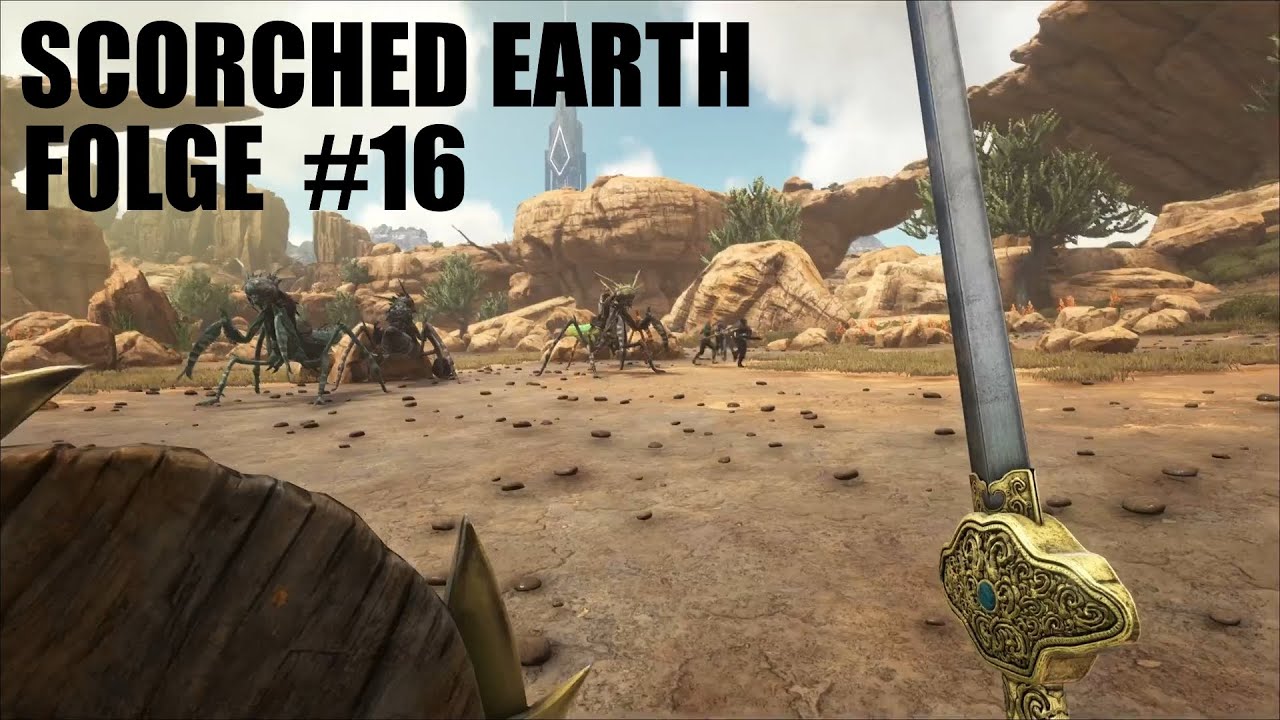 ARK: SCORCHED EARTH - DLC #16 UNDER CITY CAVE SWORD SKIN | Let´s Play ...
