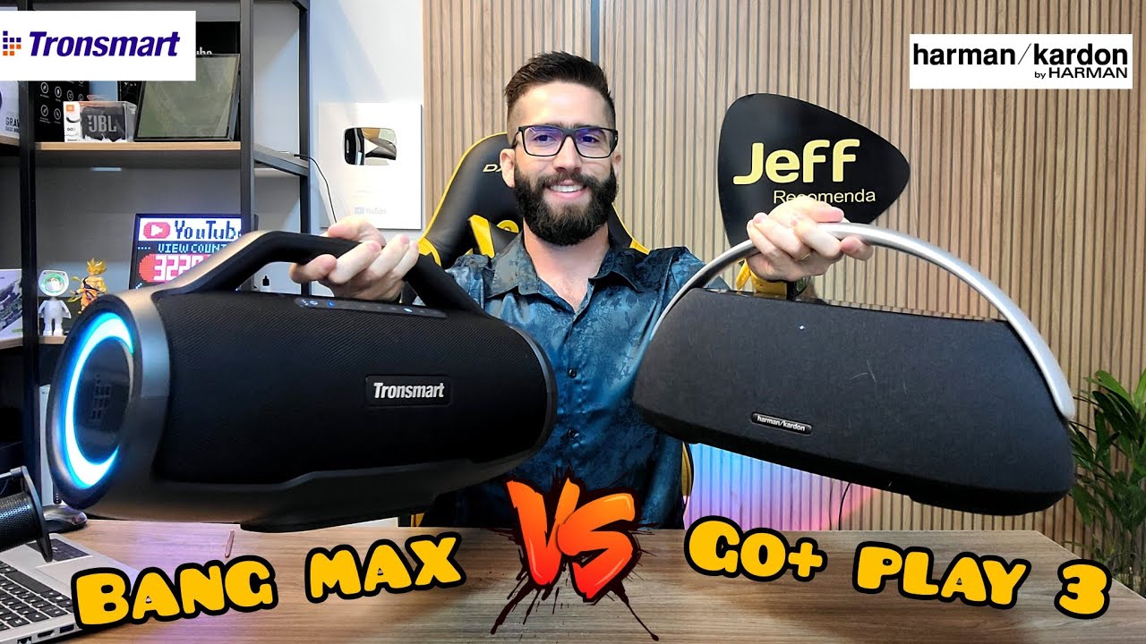 TRONSMART BANG MAX Vs HARMAN KARDON GO+ PLAY 3: Duelo de GIGANTES! Qual ...