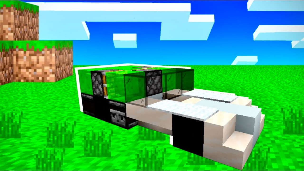 Como fazer um carro que funciona de verdade no Minecraft - YouTube