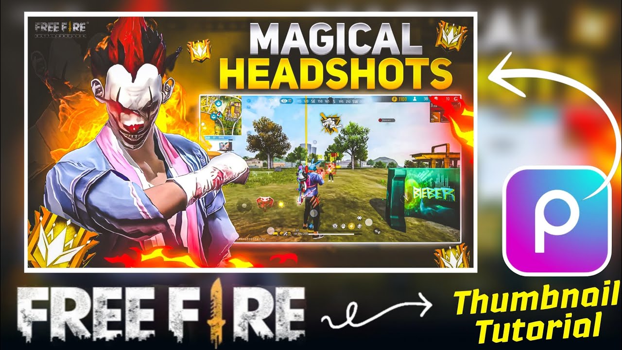 Make This Amazing FREE FIRE Thumbnail In PicsArt 🔥 #freefire - YouTube