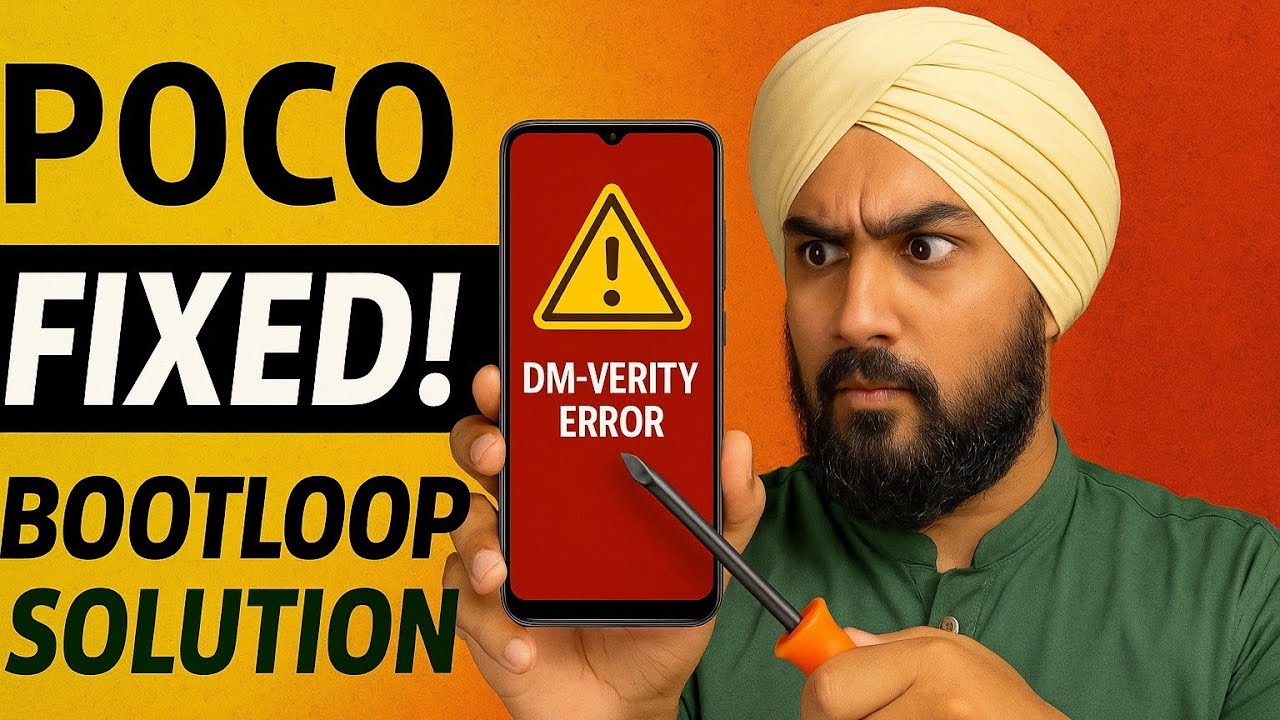 POCO DM-Verity Corruption Error Fixed 🔥 | No Data Loss | Full Guide ...