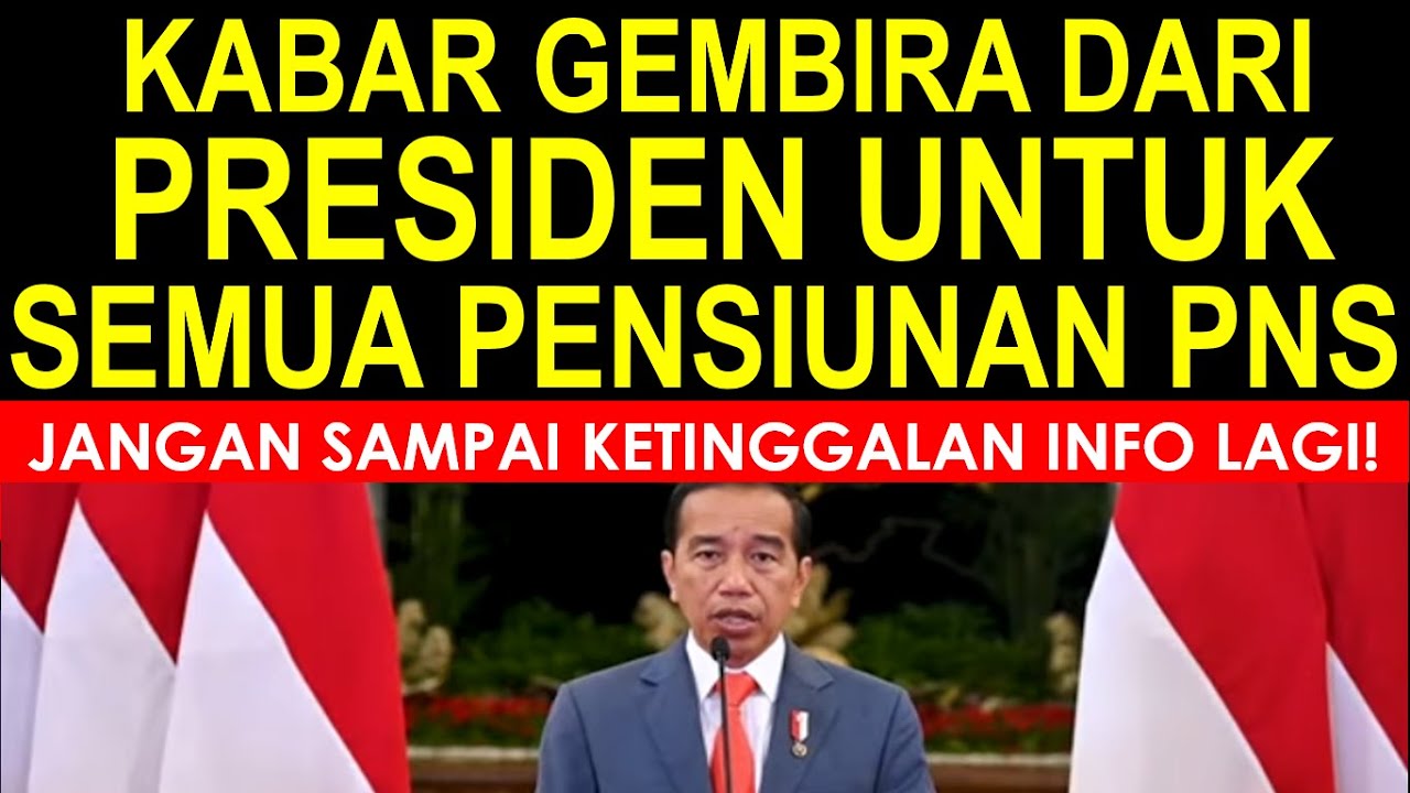 Hore kabar gembira dari Presiden hari ini 15 Juni 2023 untuk semua ...