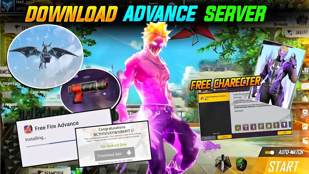 Ob 44 Advance Server Download Link 🥳🤯 | Free Fire Advance Server | Ob ...