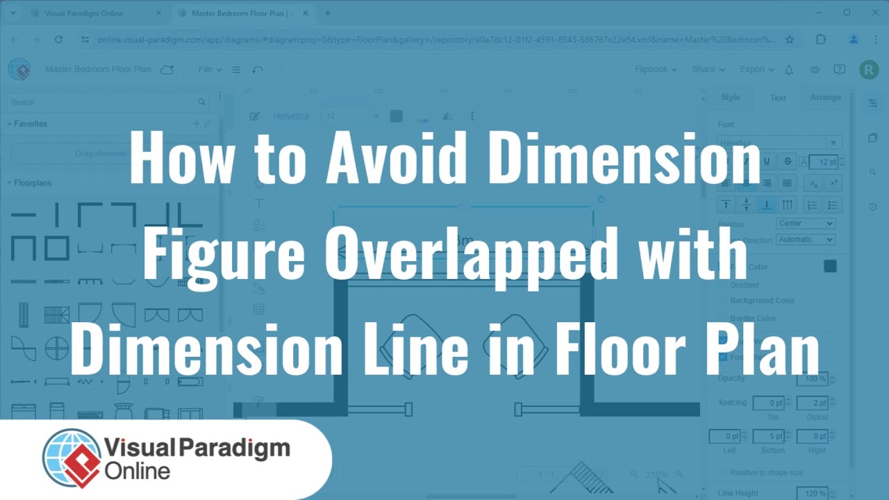 How to Avoid Dimension Figure Overlapped with Dimension Line in Floor ...