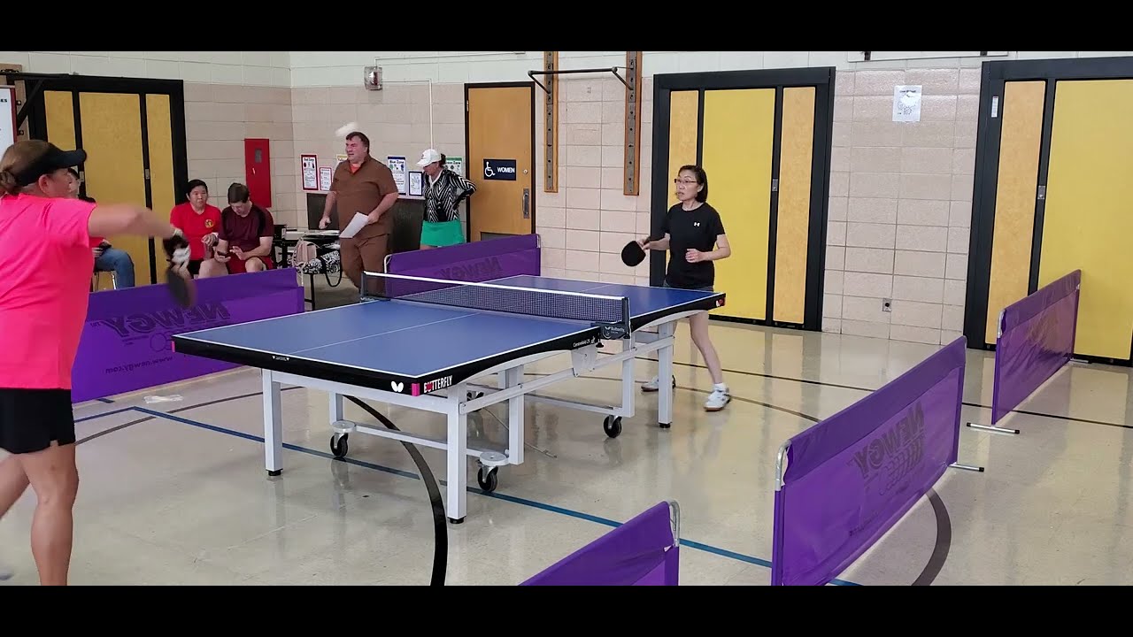 Women's Singles: Yun Lei vs Stacy - YouTube