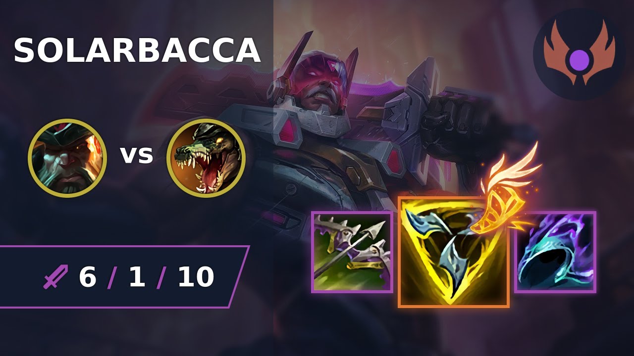 [ solarbacca ] Gangplank TOP vs Renekton | NA MASTER | LOL Season 2024 ...