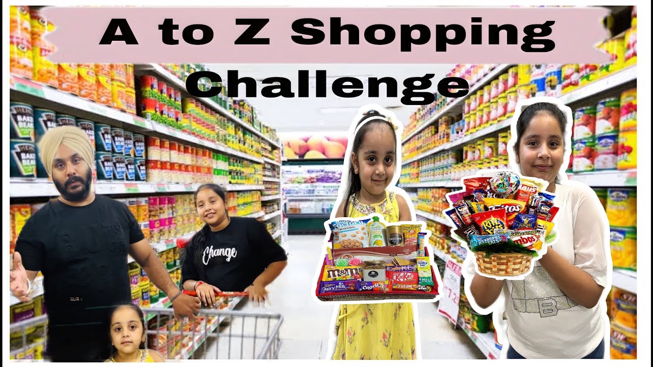 A to Z shopping Challenge || Challenge video| ⁠ ⁠ ⁠@Twosistersaishheer ...