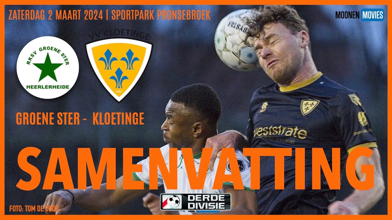 SAMENVATTING GROENE STER-KLOETINGE - YouTube