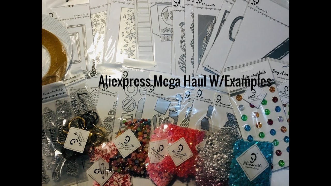 Aliexpress die haul Alinacutle Alina Crafts Store - YouTube