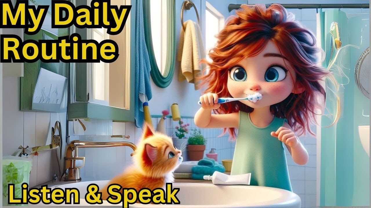 My Daily Routine | Improve your English | Learn English Speaking ...