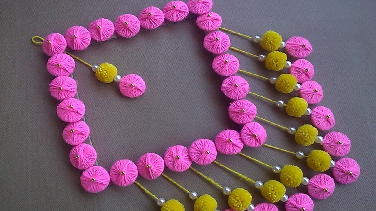 DIY Easy Wall Hanging Out of Wool !!! UesFull Room Decor !!! DIY Room ...