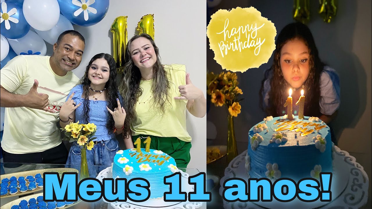 Meus 11 anos ☺️👏🏼👏🏼 - YouTube