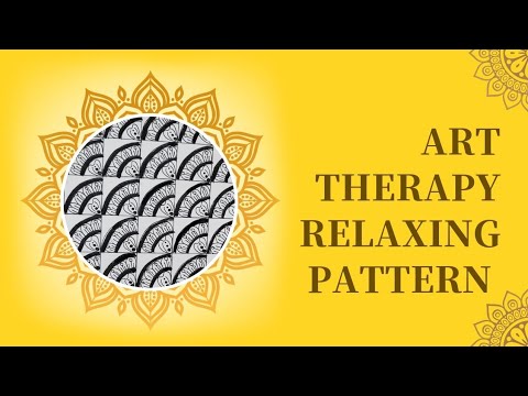 Art Therapy: Relaxing Pattern - YouTube