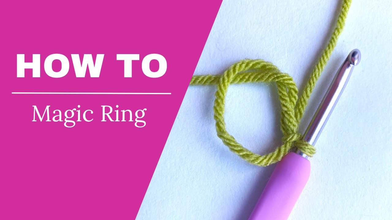 Step-by-Step Magic Ring Tutorial for Crocheters & Knitters - YouTube