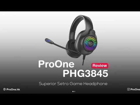 PHG3845 gaming headphone review - YouTube