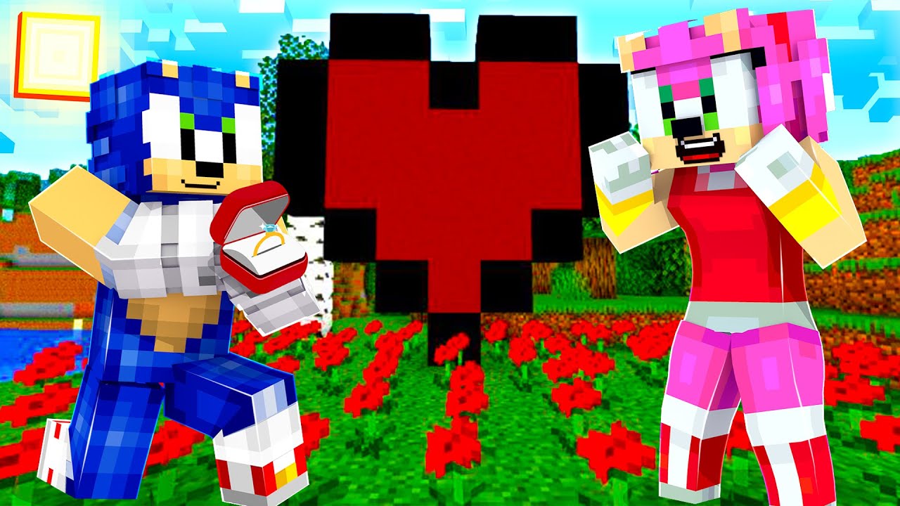 Minecraft - Sega Fun House - Sonic Asks Amy To Marry Him! [29] - YouTube