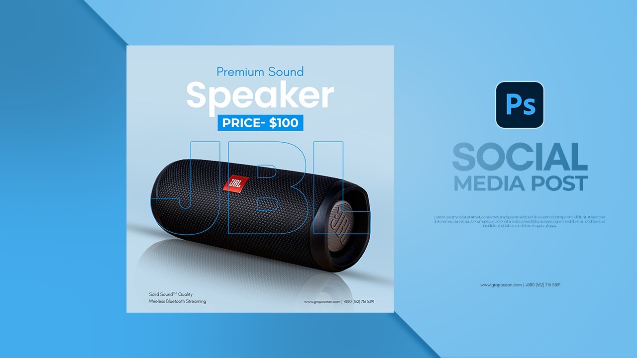 Professional social media Advertising Banner Design | Adobe Photoshop ...