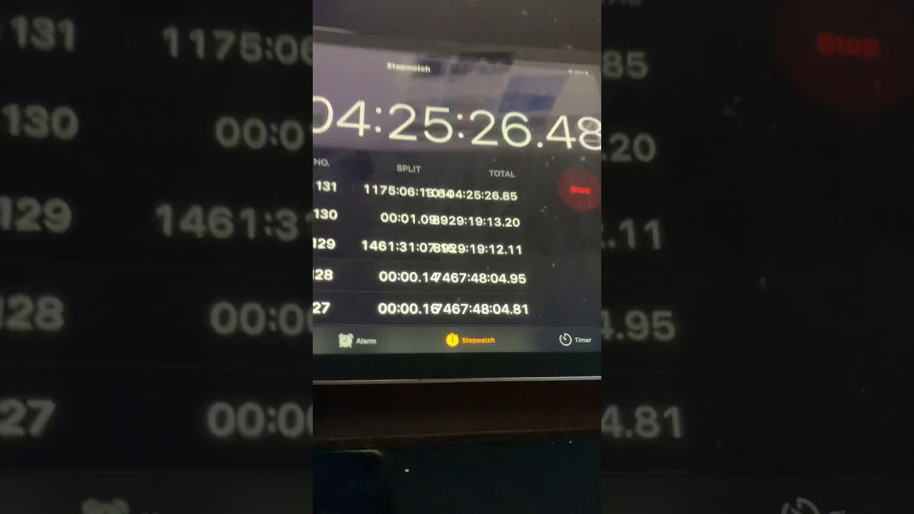 Hitting 10000+ Hours on IPad Stopwatch! - YouTube