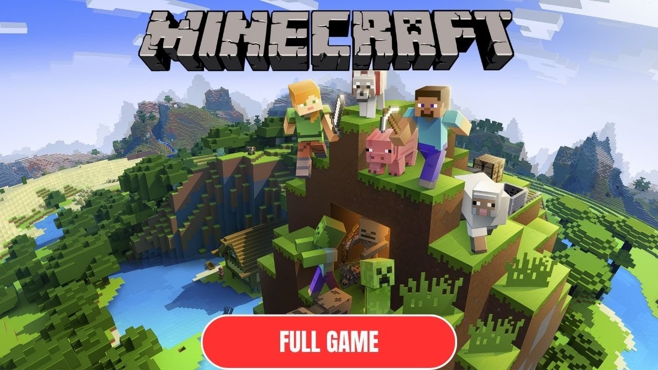 Minecraft FULL GAME Walkthrough {No Commentary} - YouTube