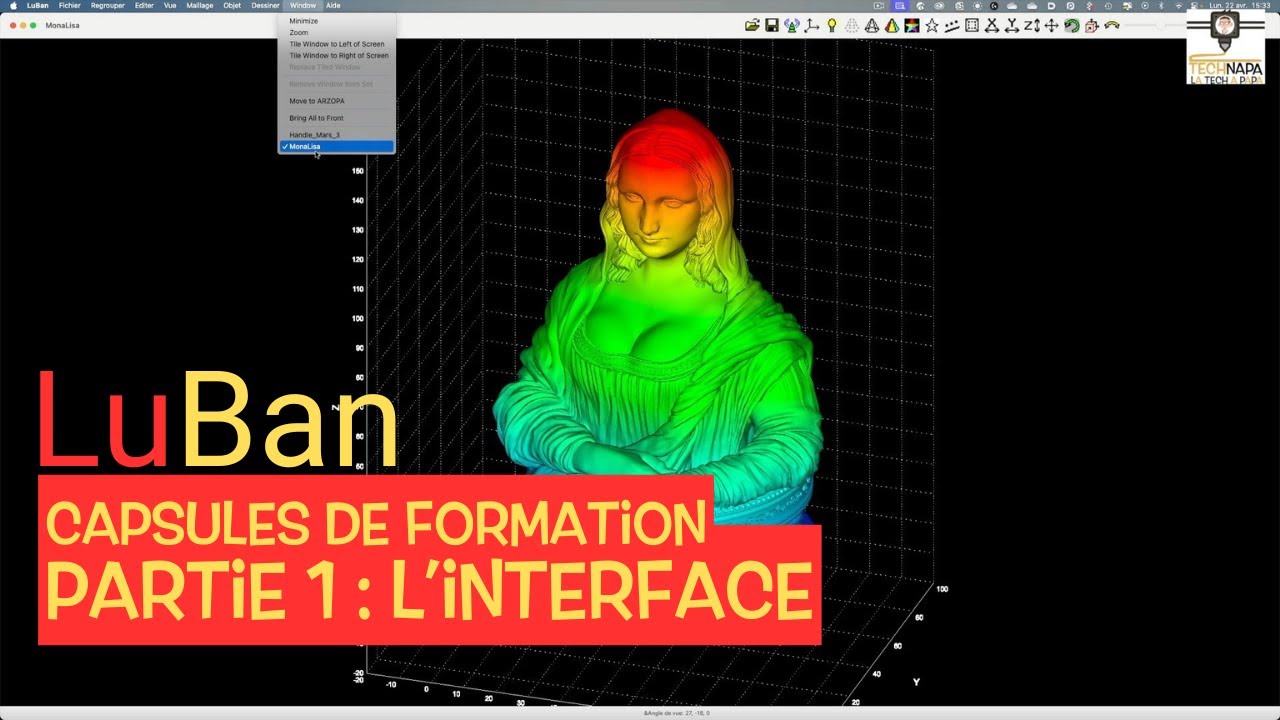 Luban 3D - formation en français - partie 1 - l'interface - YouTube