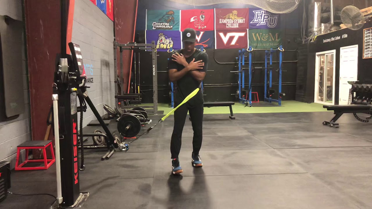 Strap Split Stance Rotation ( Inside Leg Infront) - YouTube