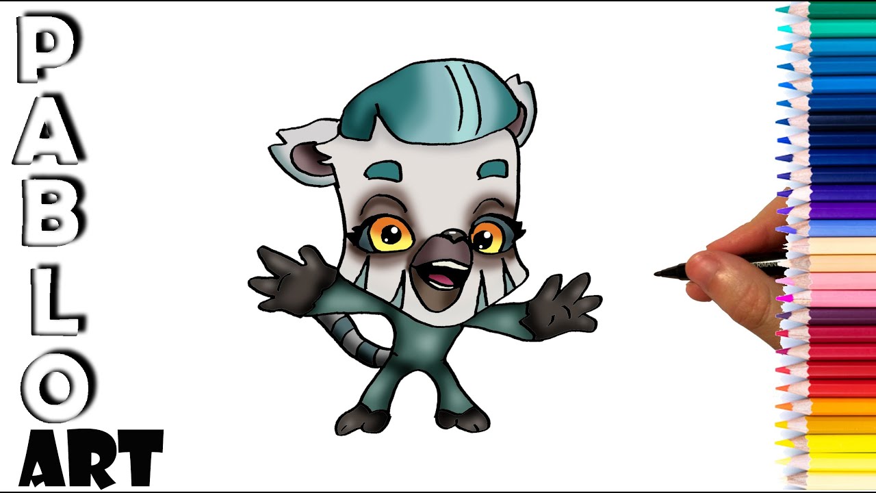 How to Draw Joy from Zooba | Learn to Draw step by step - YouTube